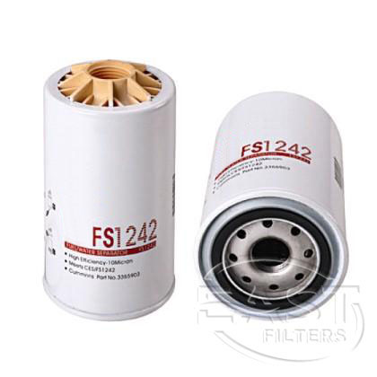 Filtro de combustível FS1242 - Separador combustível/água - Equivalente ...